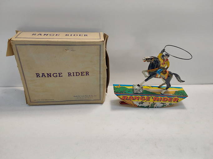 Marx Range Rider with original box (#0105) on Apr 05, 2022 | Freeman ...