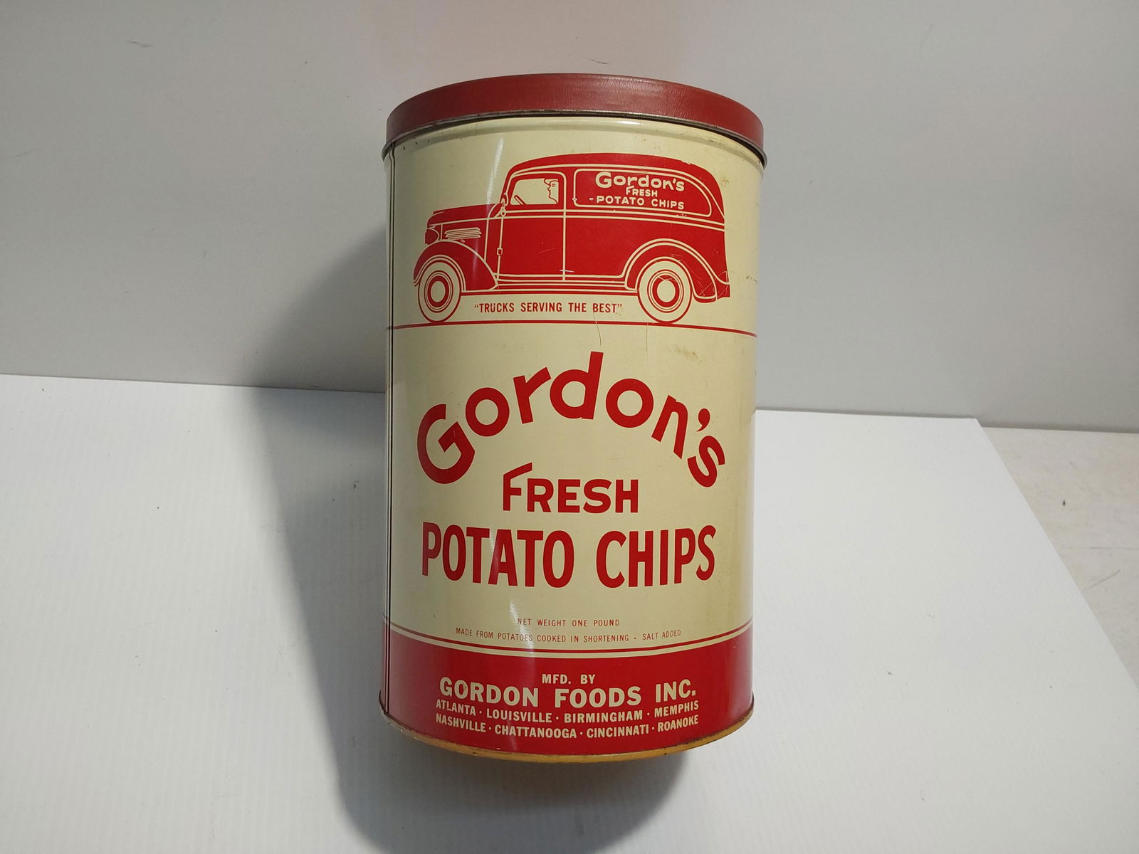 Gordons Potato Chip tin - Jan 28, 2023 | Freeman Yoder Auctions in PA
