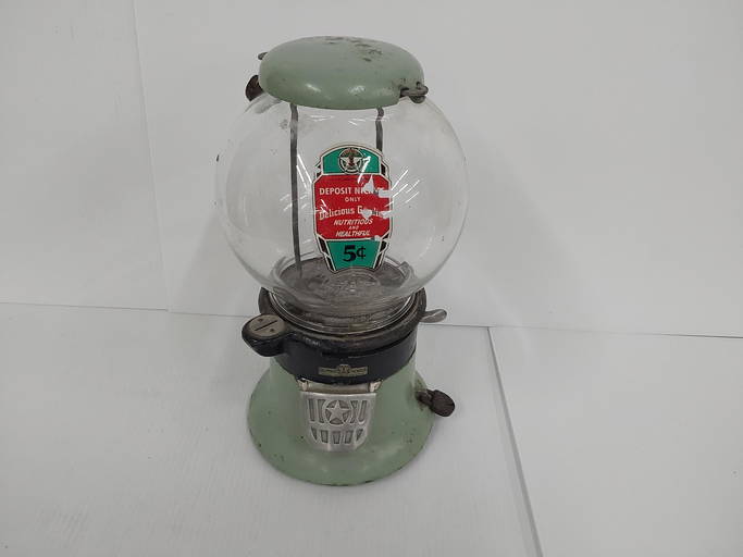 5 Cent Gumball Machine With Keys