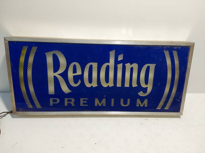 Reading Premium Beer Lighted Sign