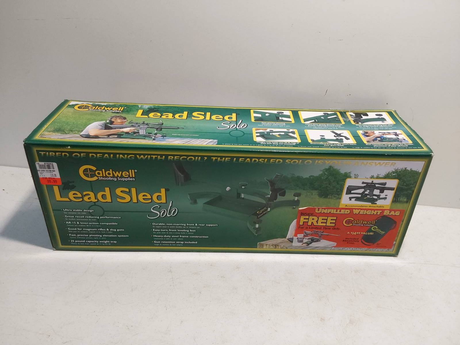 Lead Sled Gun Rest Auction