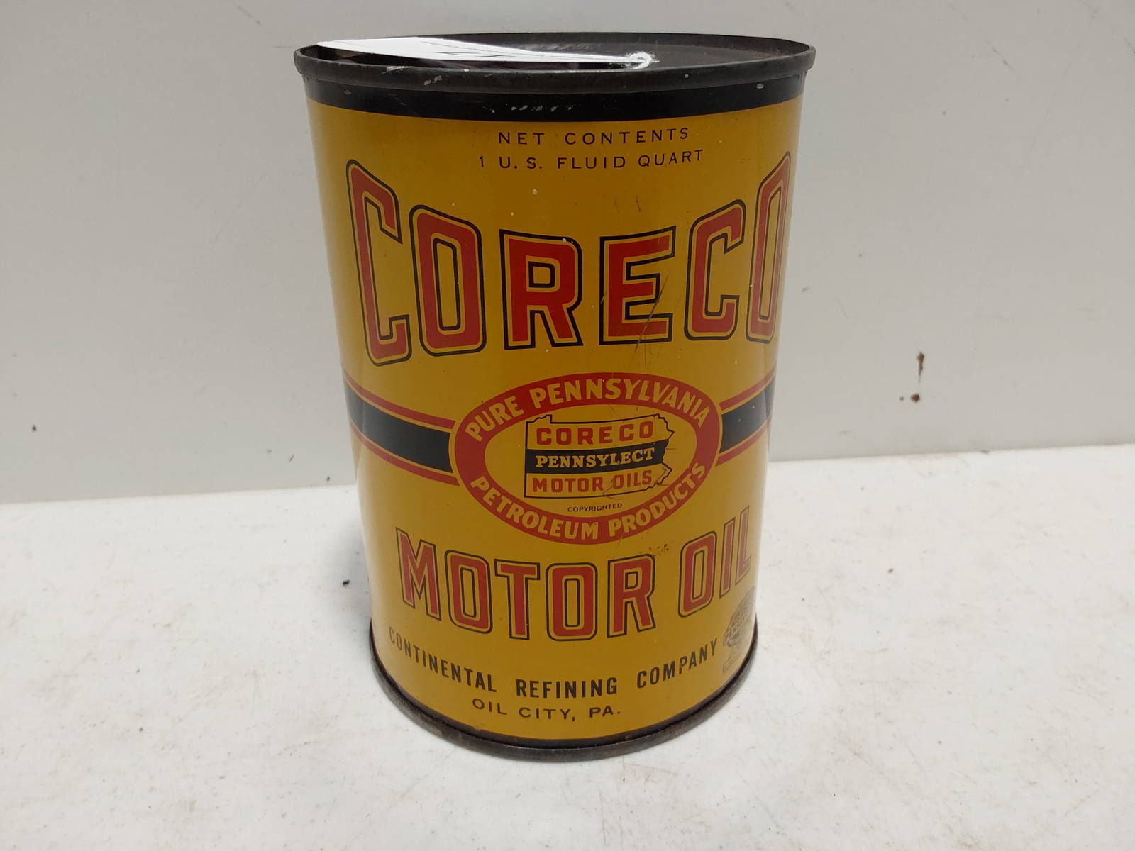 Coreco Motor Oil Quart Can Auction
