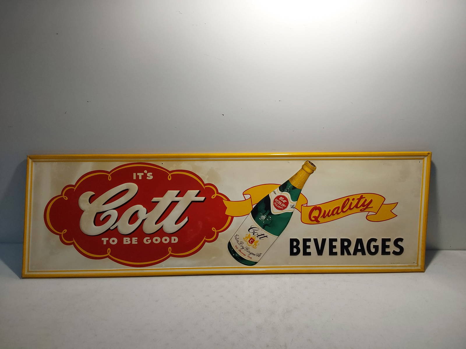 Cott Beverages Sst Sign Auction