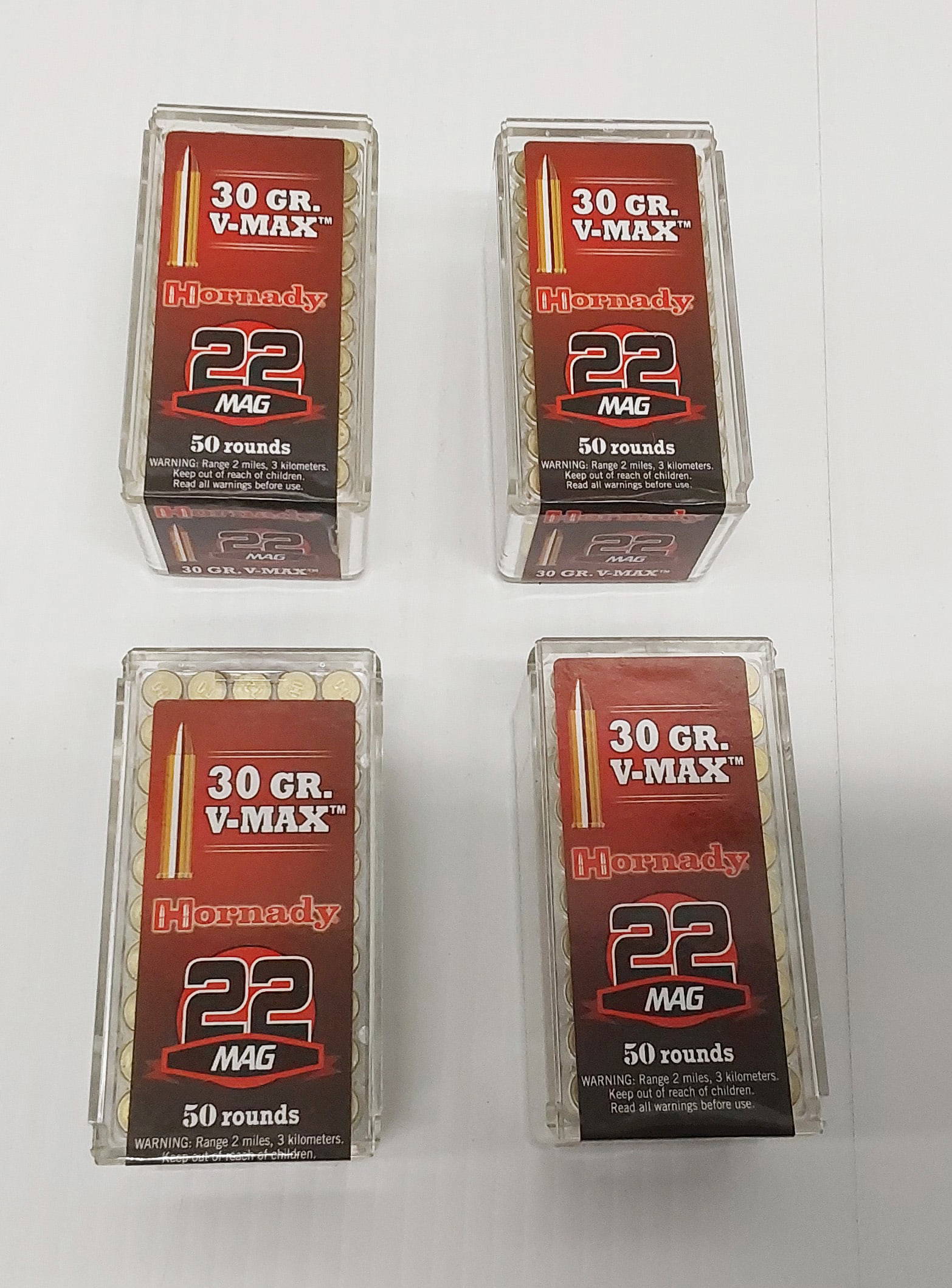Hornady 22 Mag V-max Ammunition Auction