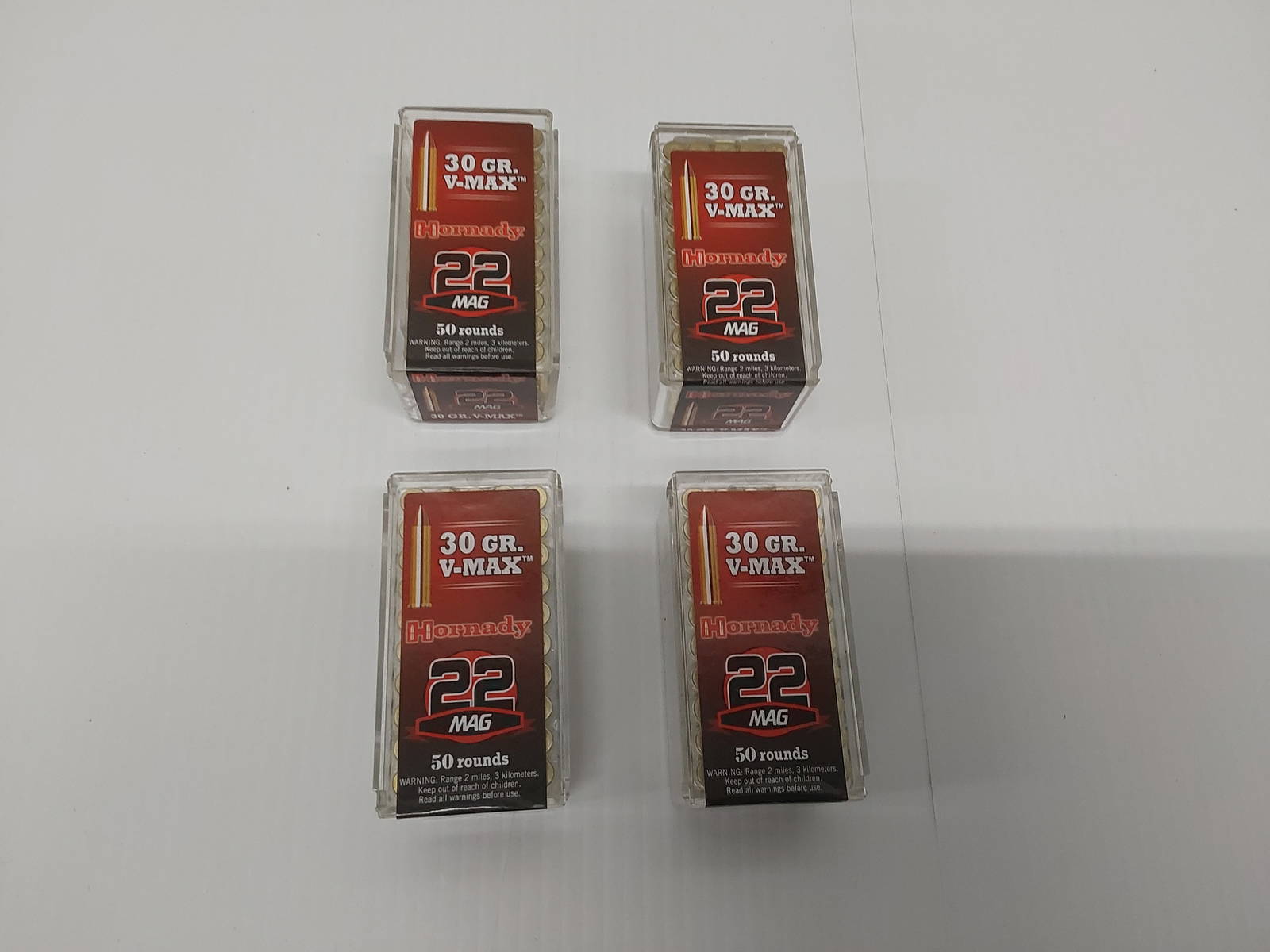 Hornady 22 Mag V-max Ammunition Auction