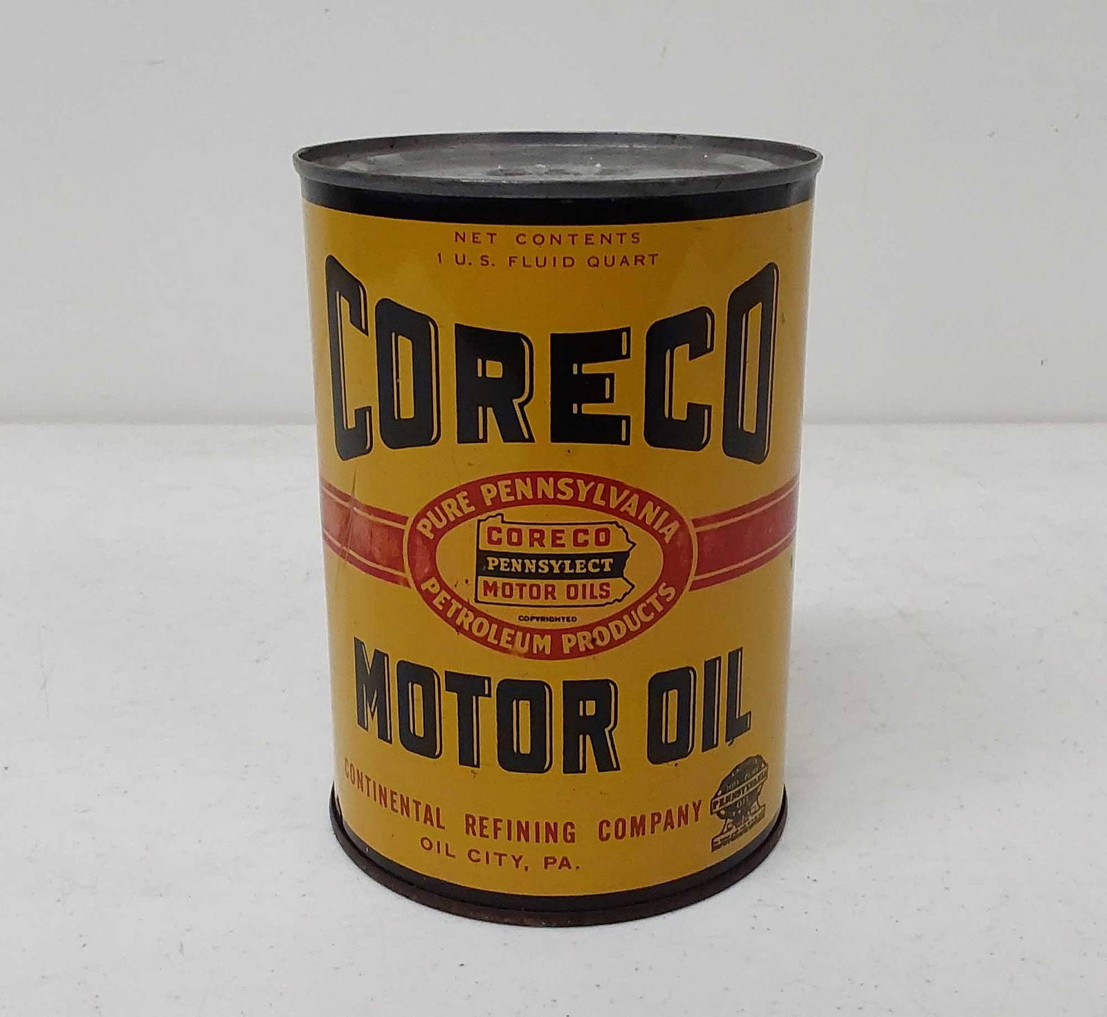 1 Qt Coreco Motor Oil Can Auction