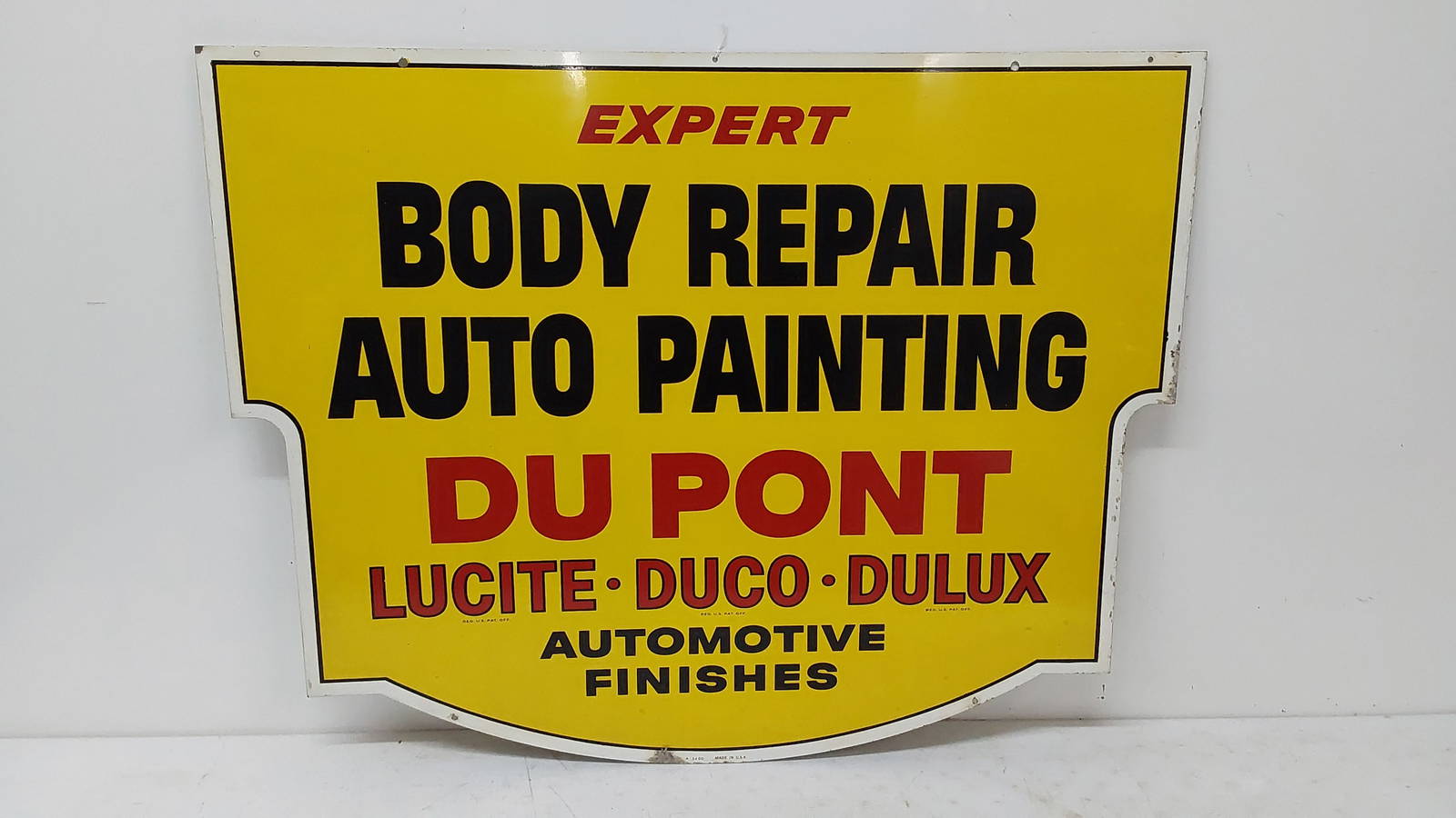 Dupont Body Repair Auto Painting Dst Sign Auction
