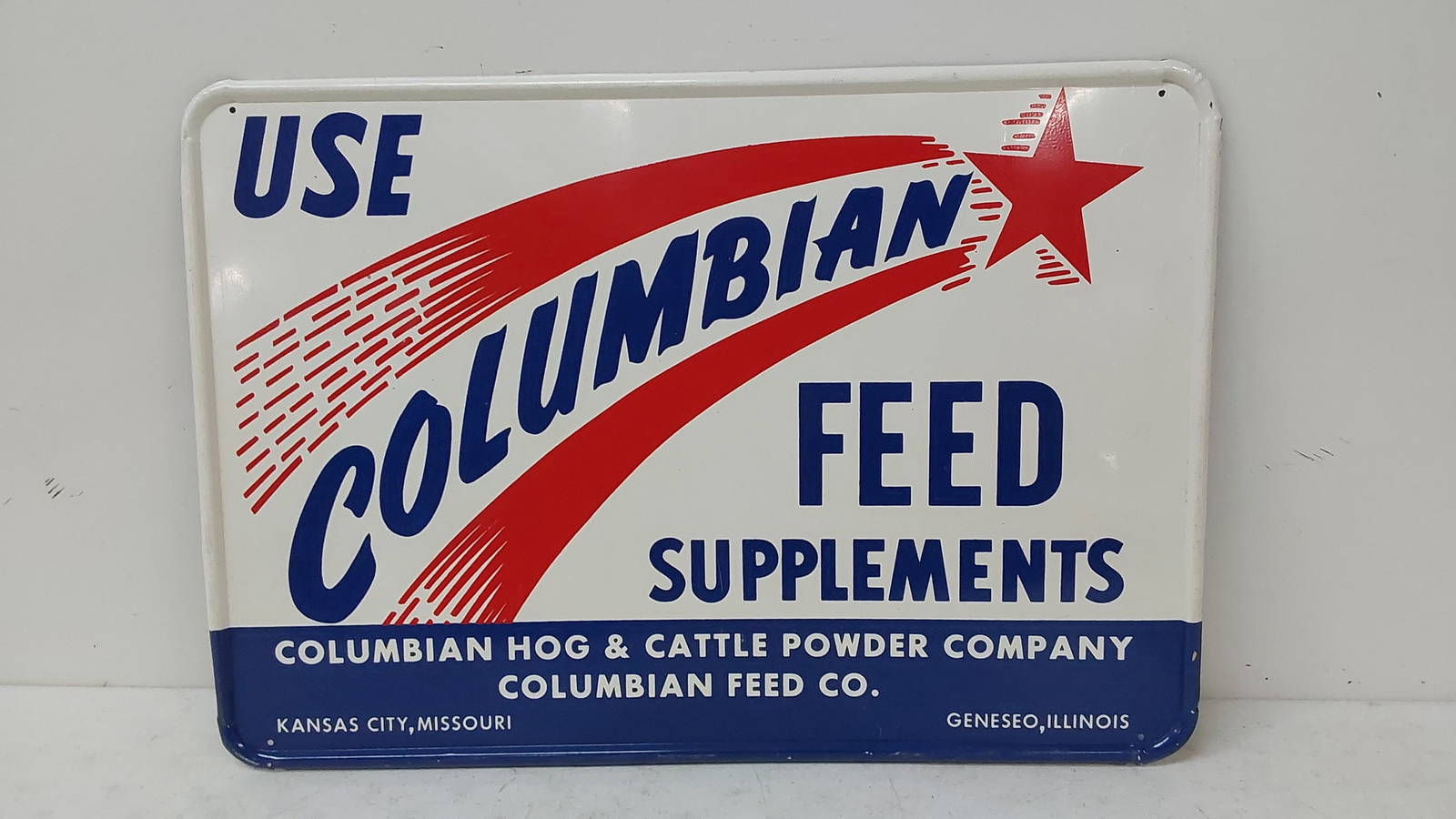 Use Columbian Feed Supplements Sst Sign Auction