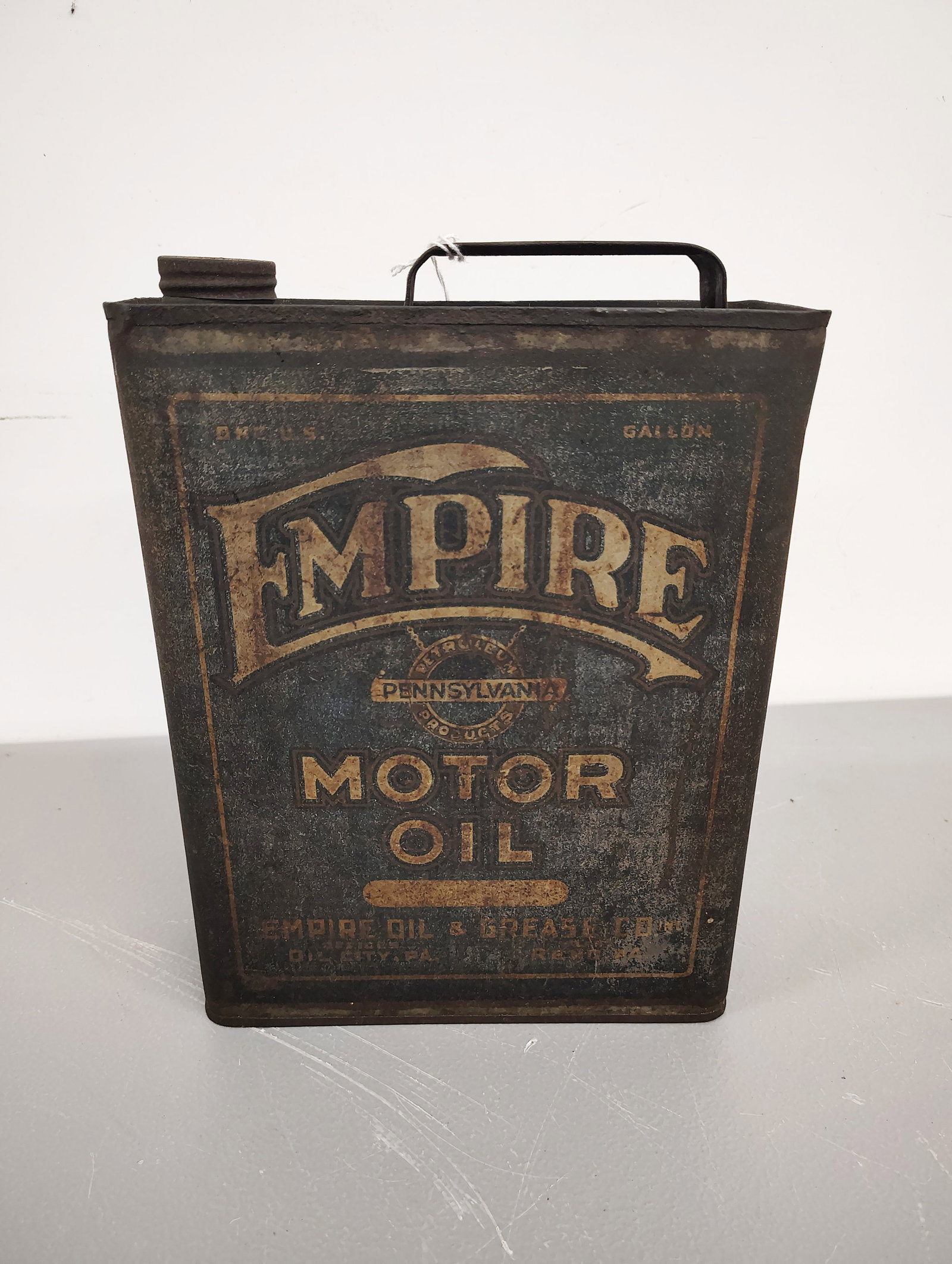 Oil Flat Can Auction
