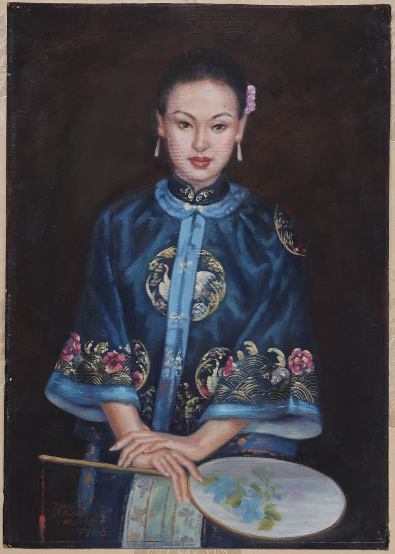 Oil Painting Of Qing Dynasty Auction