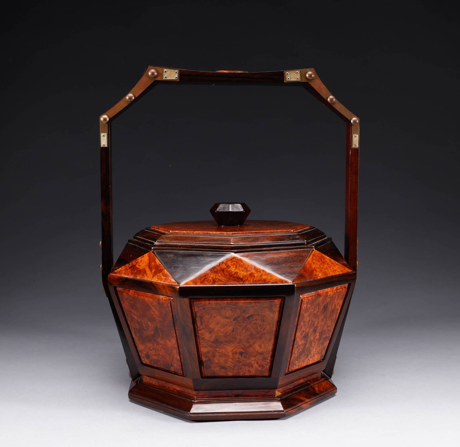 Huanghua Pear Shadow Wooden Box Of Qing Dynasty Auction