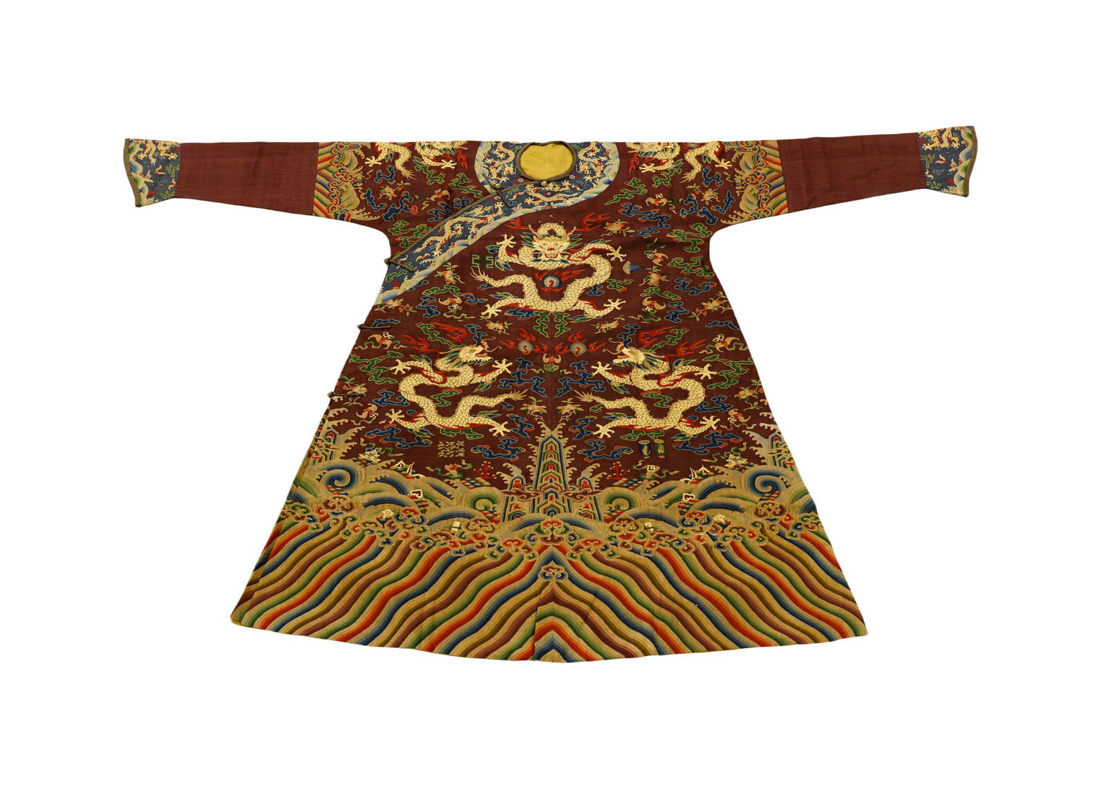 Qing Dynasty Kesi Dragon Robe Auction