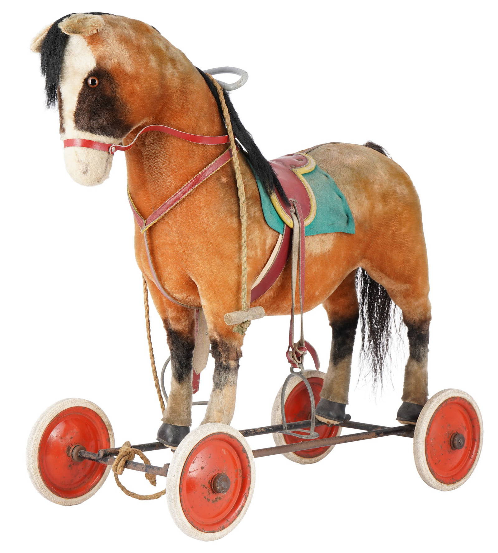 Steiff Large Horse On Wheels L 60 Cm, - Jun 06, 2025 | Antikauktion ...