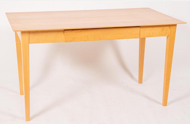 Contemporary Maple Desk with Single Drawer - Dec 10, 2022 | Dorian Gray ...
