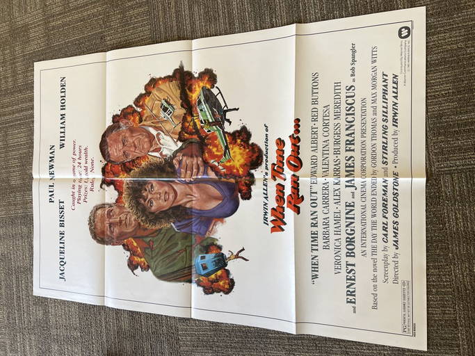When Time Ran Out 1980 One Sheet Movie Poster