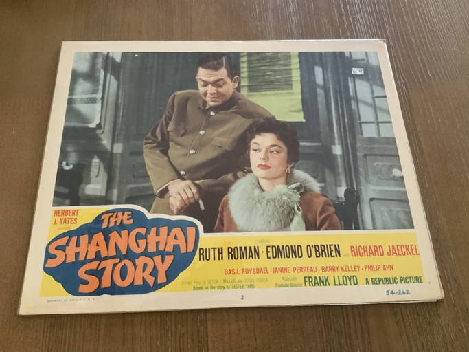 1954 Shanghai Story movie lobby card (#0587) on Sep 09, 2022 | San Jose ...