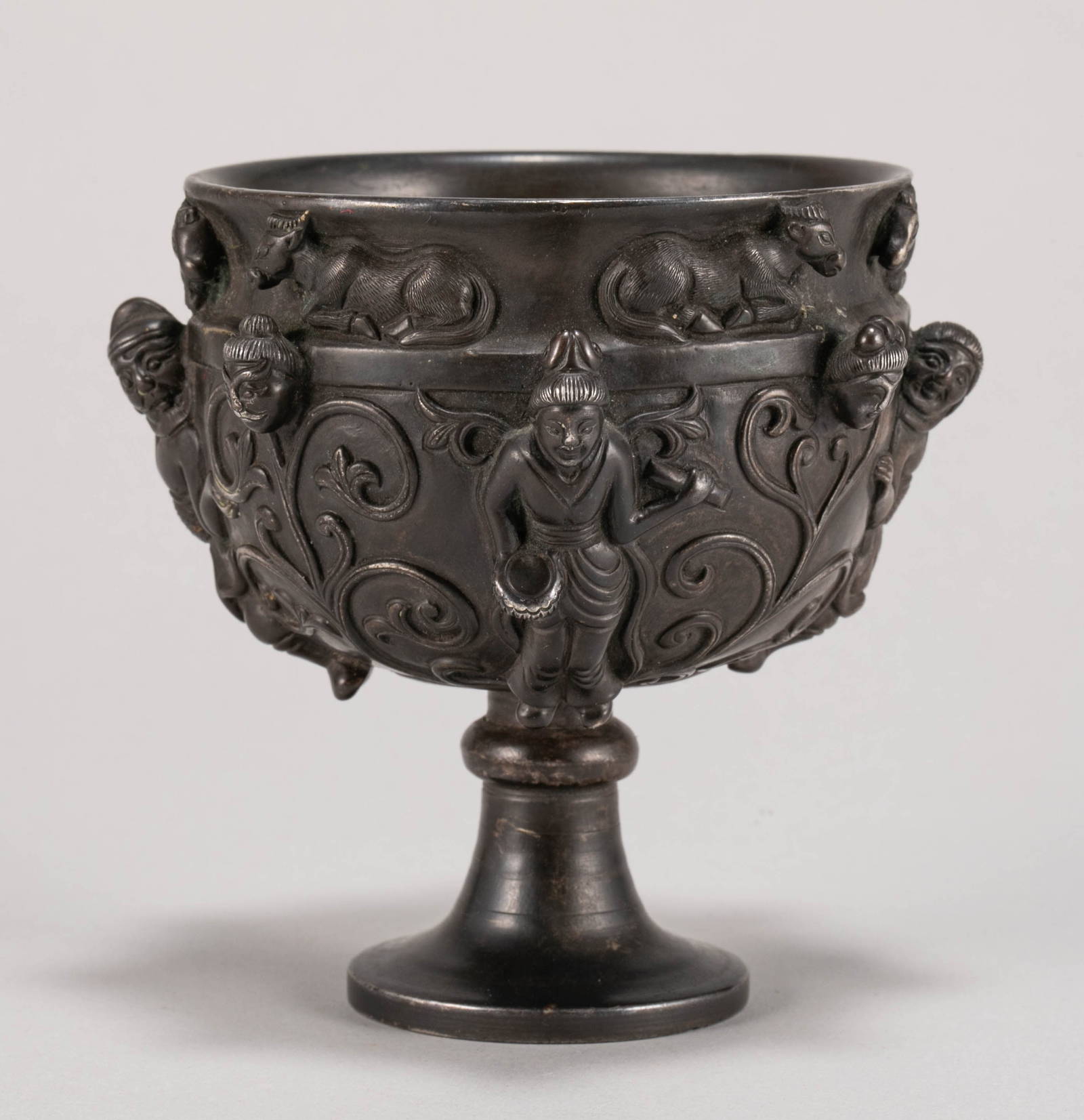 Tang Dynasty Pure Silver Persian Cup Auction