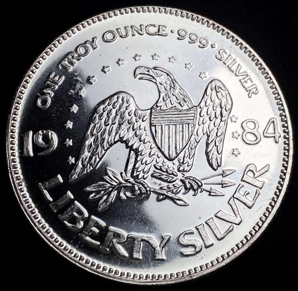 1984 A-Mark "Life Liberty Happiness" Proof 1 ozt .999 Silver - Mar 29 ...