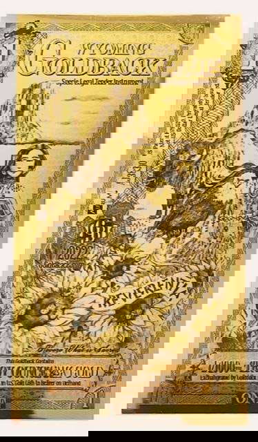 2022 Wyoming Goldback $1 Aurum 1/1000 Ozt 24kt Gold Foil Note ...