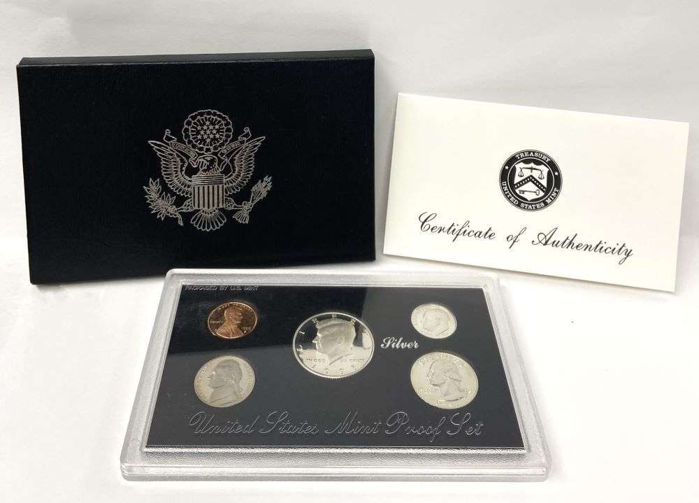 1995-s United States Silver Proof Set (5-coins) Auction