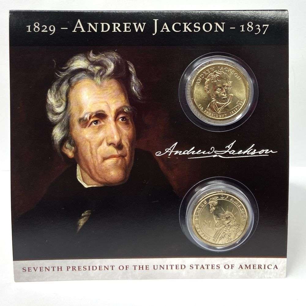 1829-1837 Andrew Jackson Presidential Dollars (2-coins) Auction
