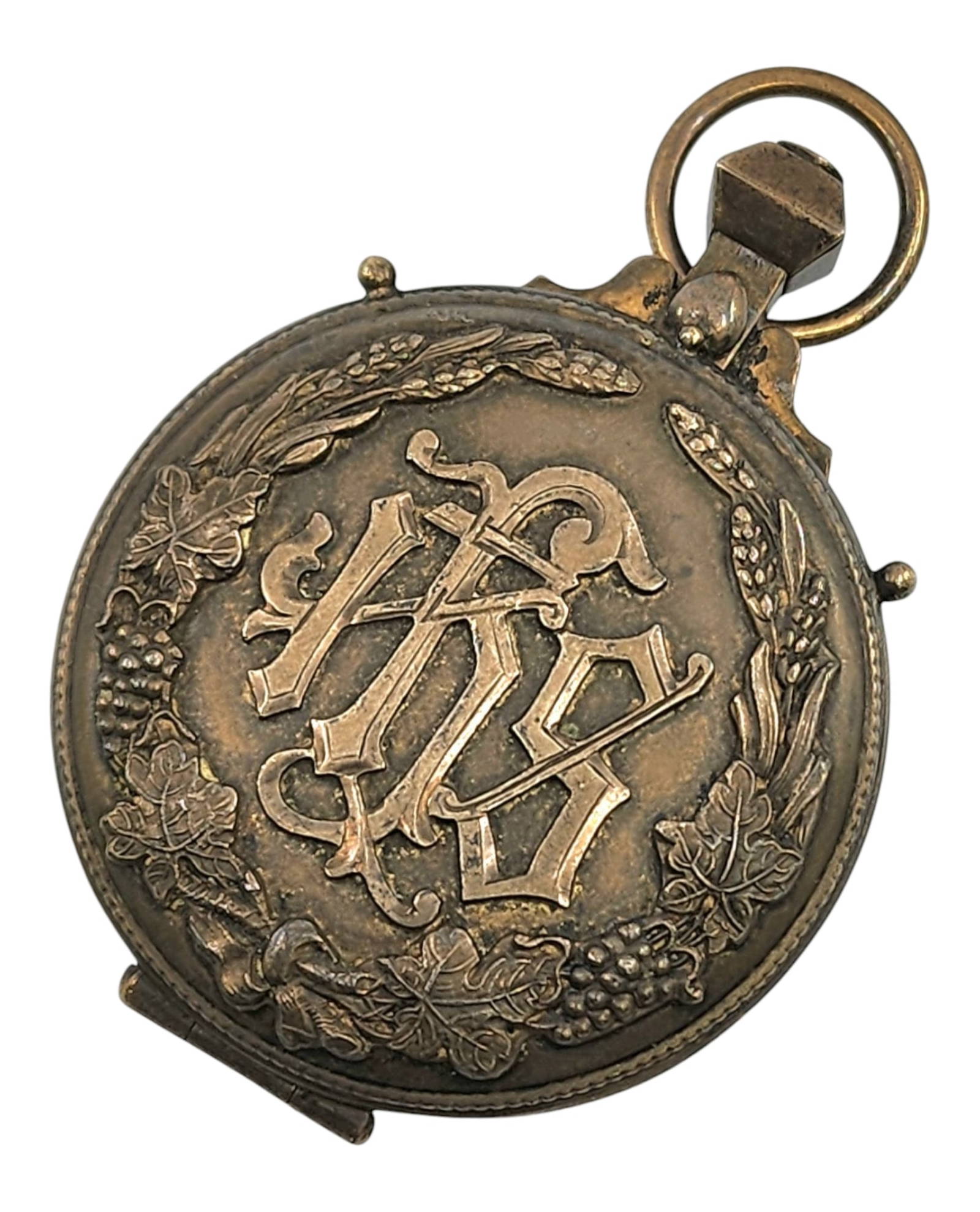 Ucharist Host Sterling Silver Ihs Pyx Box Auction