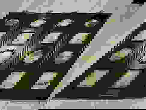 Set Of Four Purple Sandalwood Inlaid With Yunshi Hanging Screens Auction