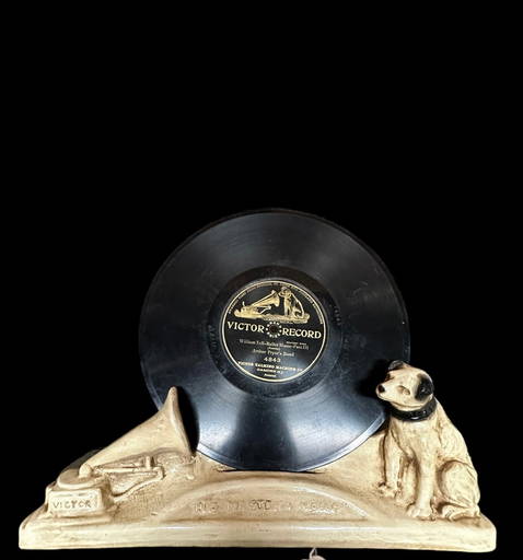 Rca Victor Record Holder Nipper Dog Phonograph Radio Statue Art Deco