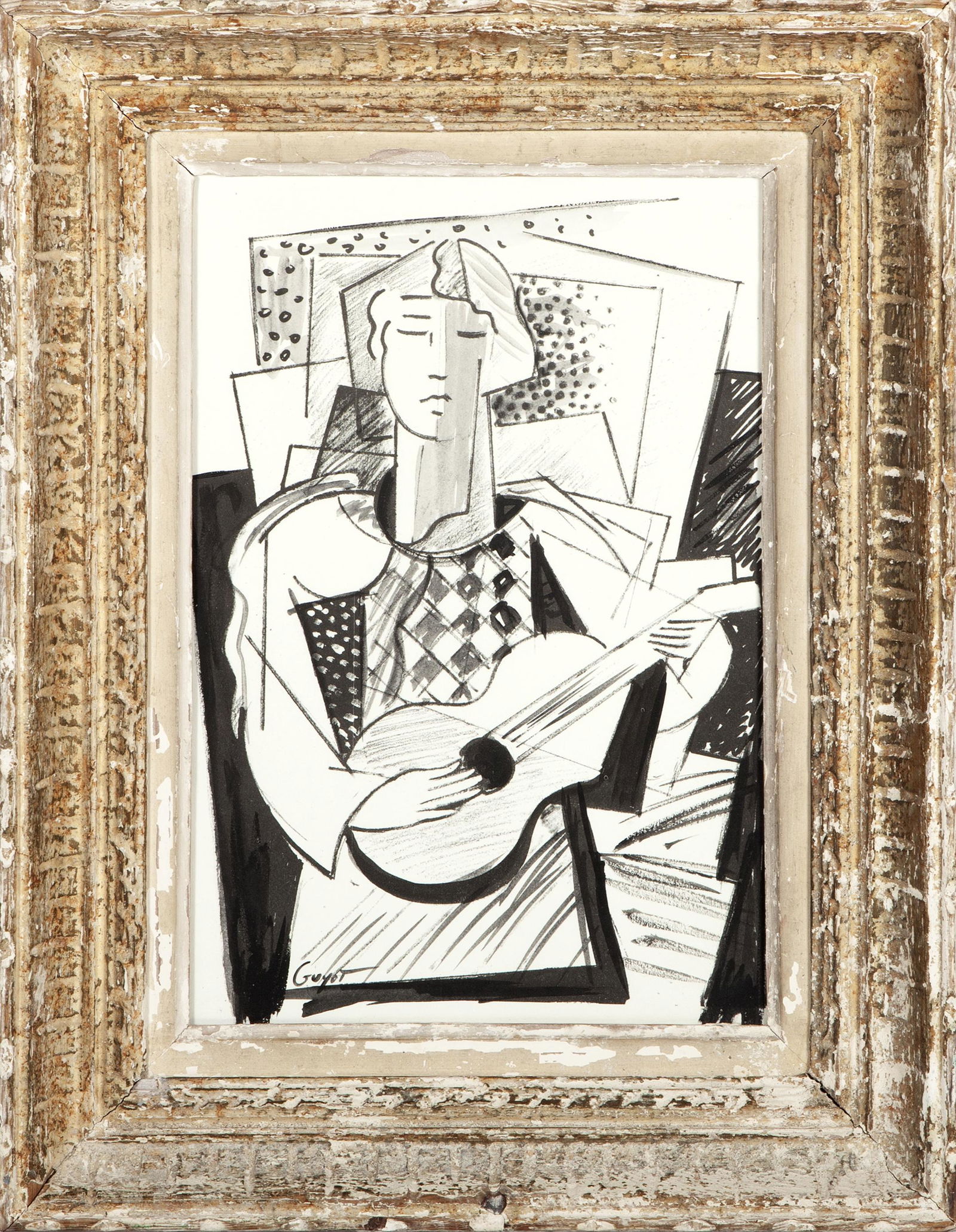 JACQUES HENRY GUYOT (1940) French painter ARLEQUIN Ink - Dec 22, 2021 ...