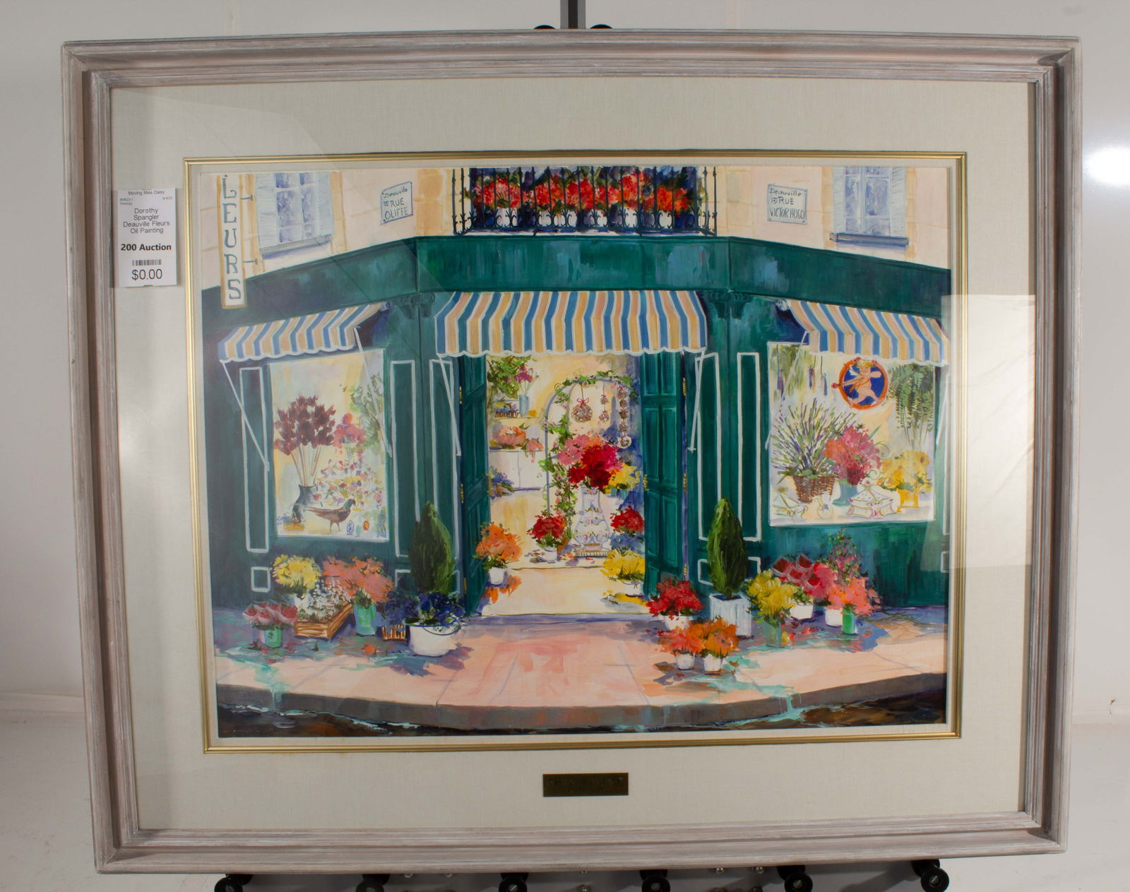 Dorothy Spangler "deauville Fleurs" Painting Auction
