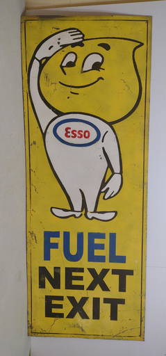 Sst Esso Fuel Next Exit Sign