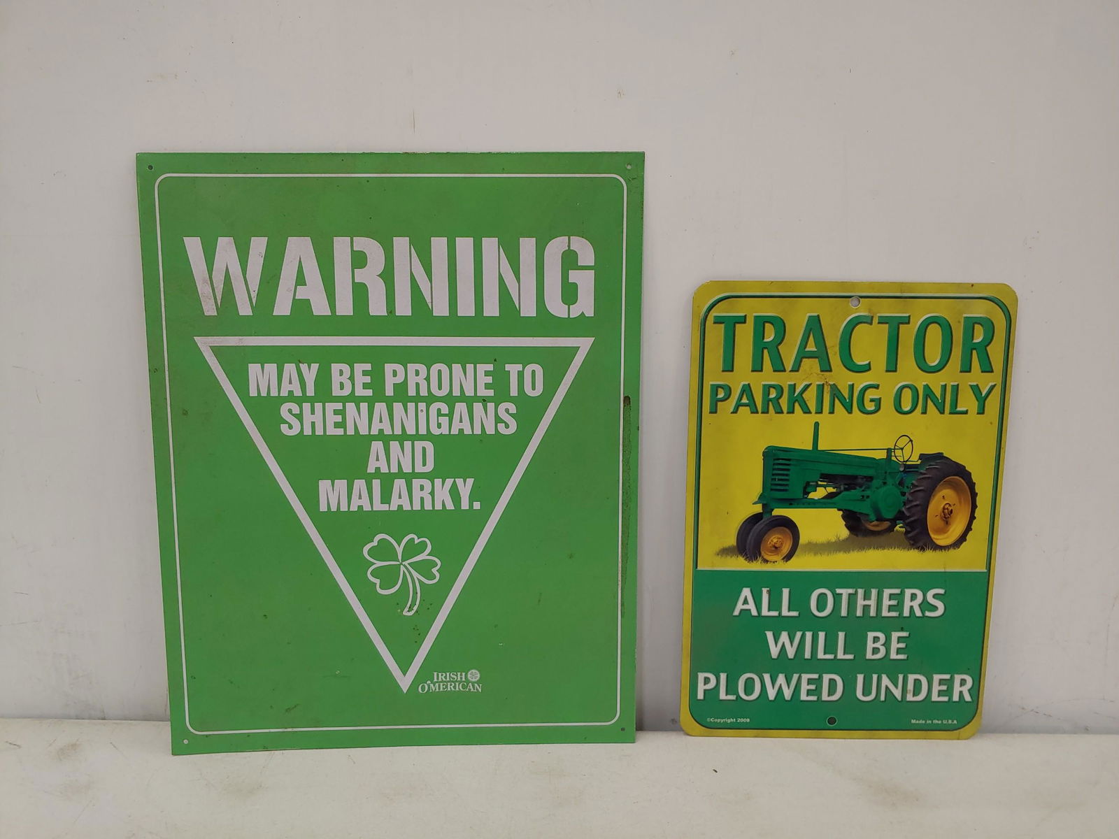 Sst Signs Tractor Parking And Other