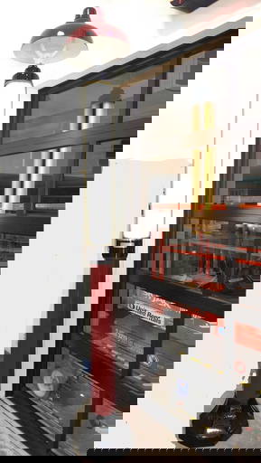 Rare 1942 Revere Mfg Co Gas Station Island Pylon Light