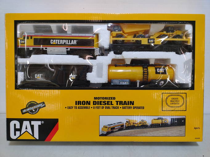 Cat Motorized Iron Diesel Train