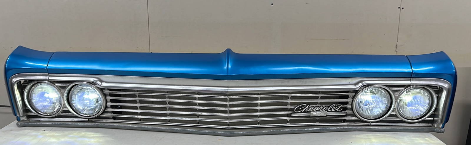 1966 Impala Grill & Headlights Lighted Car Art Auction