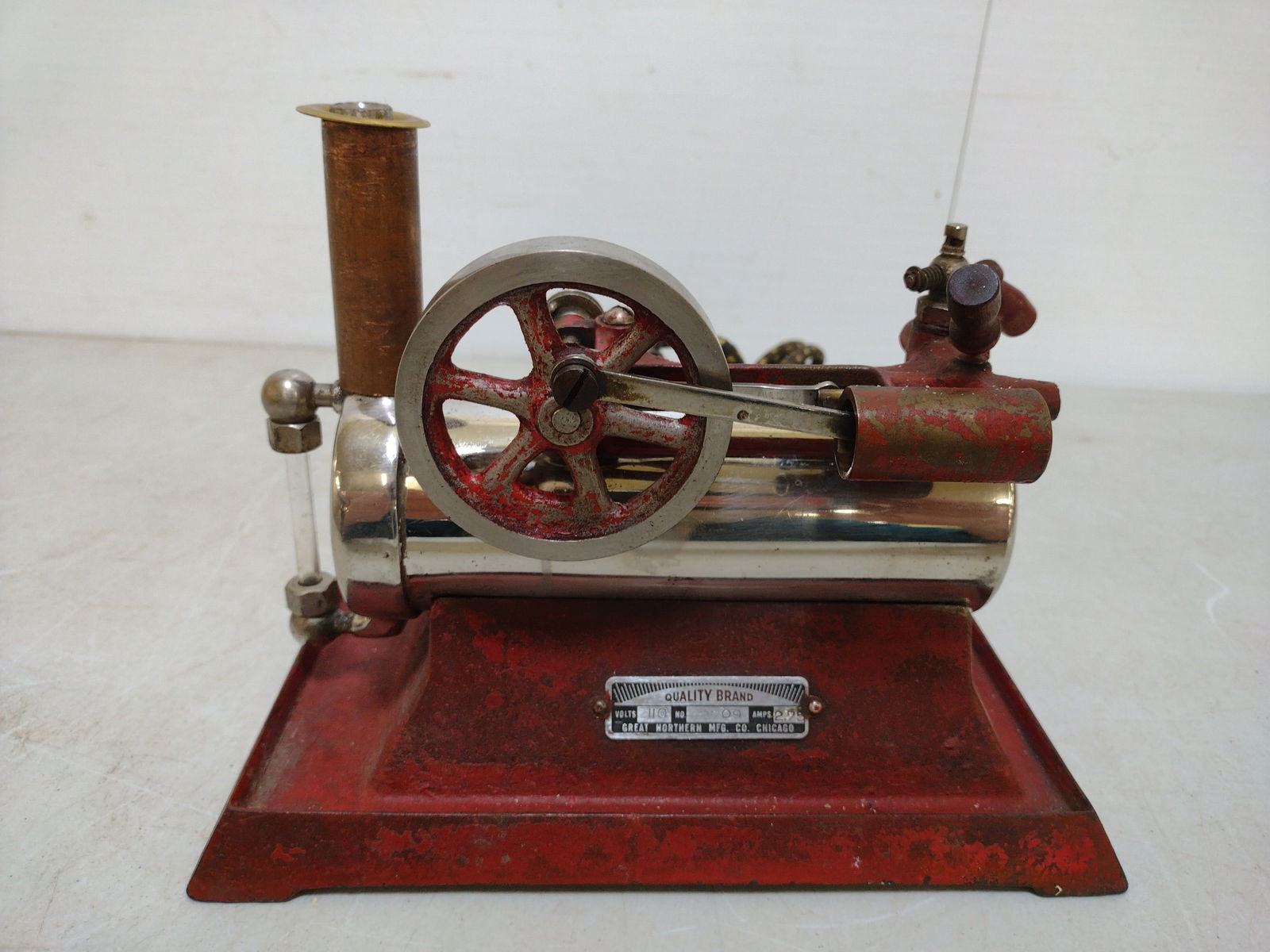 Antique Electric Steam Engine. Auction