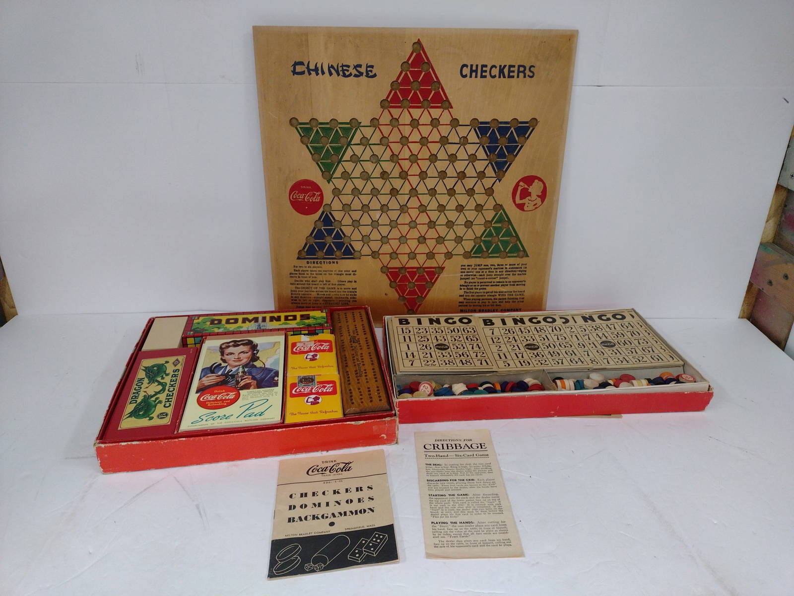 Vintage Coca-cola Game Collection Auction