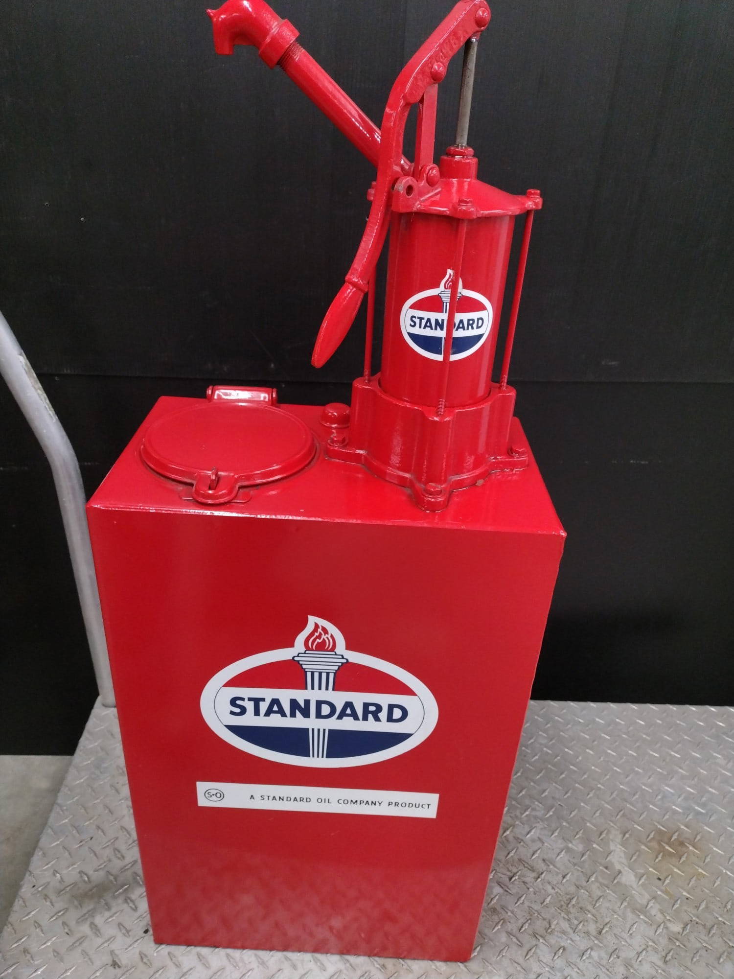 Restored Vintage Standard Oil Lubster Auction