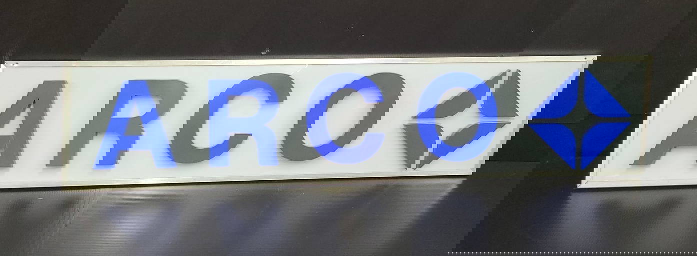 Arco Service Station Dealer Sign