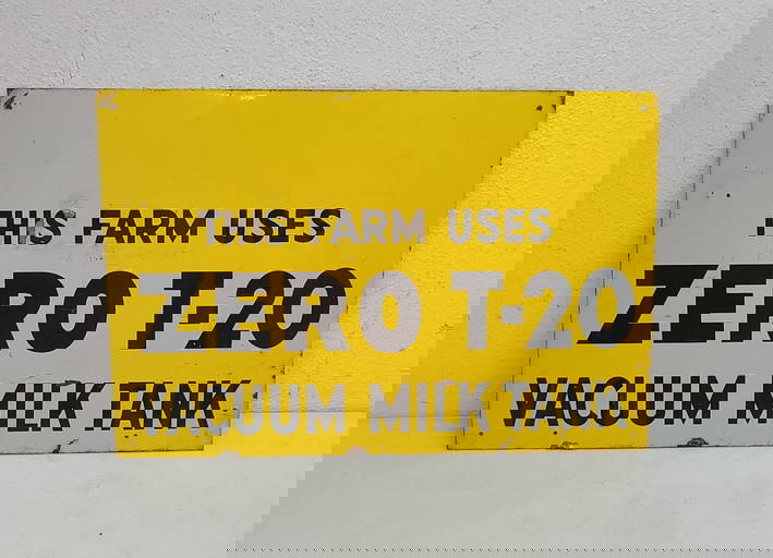 Sst, Vacuum Milk Tank Sign