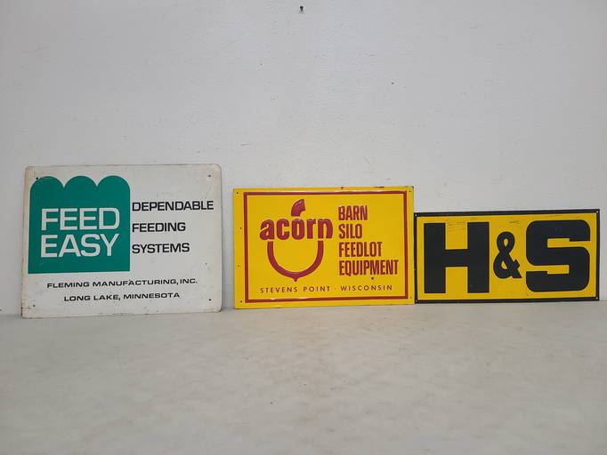 3x Sst Farm/feeding Equipment & Systems Signs