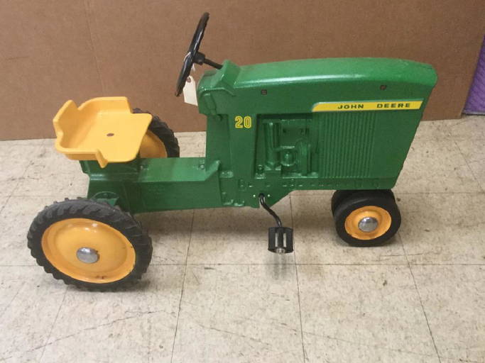 Restored John Deere Pedal Tractor, From Pedal Car