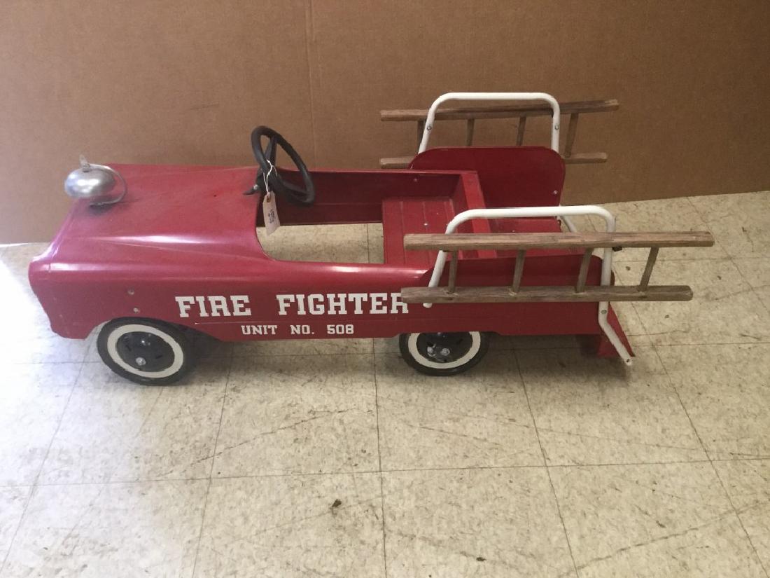 Fire Fighter Unit #508 Pedal Fire Engine, From Pedal