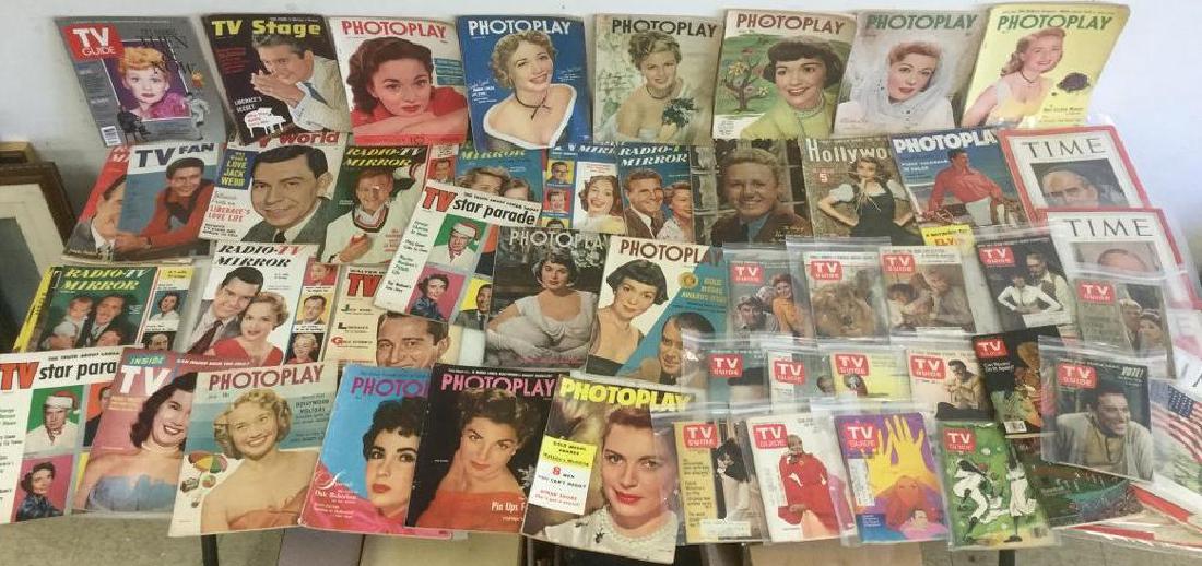 Lot Of Older Radio And Tv Magazines Including Radio Tv