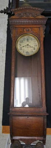 Keyless Clock Co Early Regulator Wall Clock, Missing