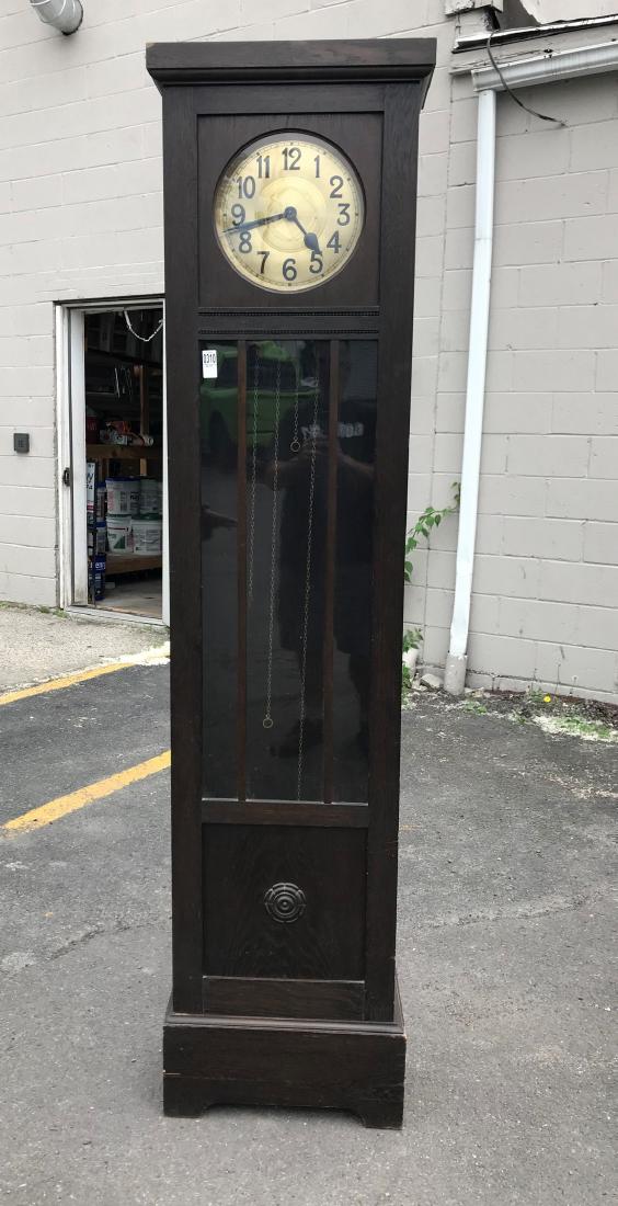 MISSION STYLE DARK OAK GRANDFATHER CLOCK W/2 BRASS - Jul 19, 2019 | JMW ...