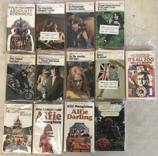 Lot Of 13 Ballantine Mod & Hippy Paperback Books Most