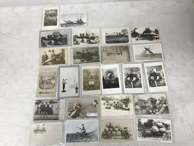 (24) RPPC EXAGERATED FANTASY CARDS, WITH UNUSUAL - Oct 25, 2019 | JMW ...