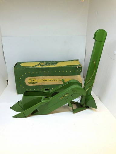 Vintage John Deere Toy Corn Picker In Original Box,