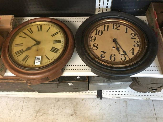 ANSONIA & SESSIONS OLD ROUND WALL CLOCKS IN AS FOUND - Oct 30, 2020 ...